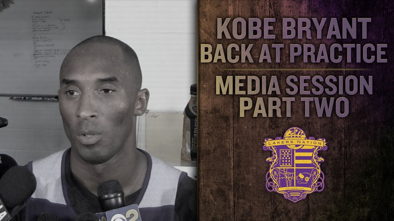 Lakers Practice: Kobe Bryant Injury News: Hints At Possibility Of ...