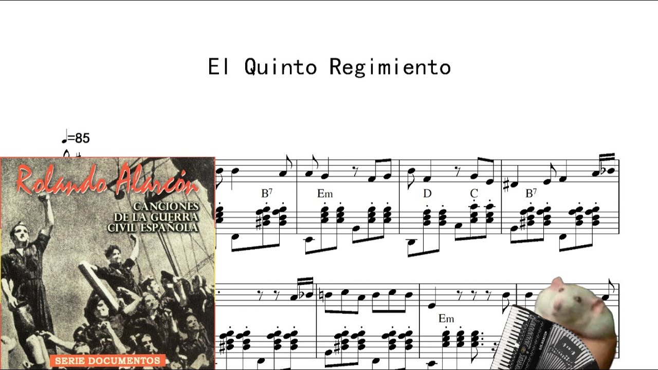 El Quinto Regimiento [Accordion Sheet Music] - YouTube