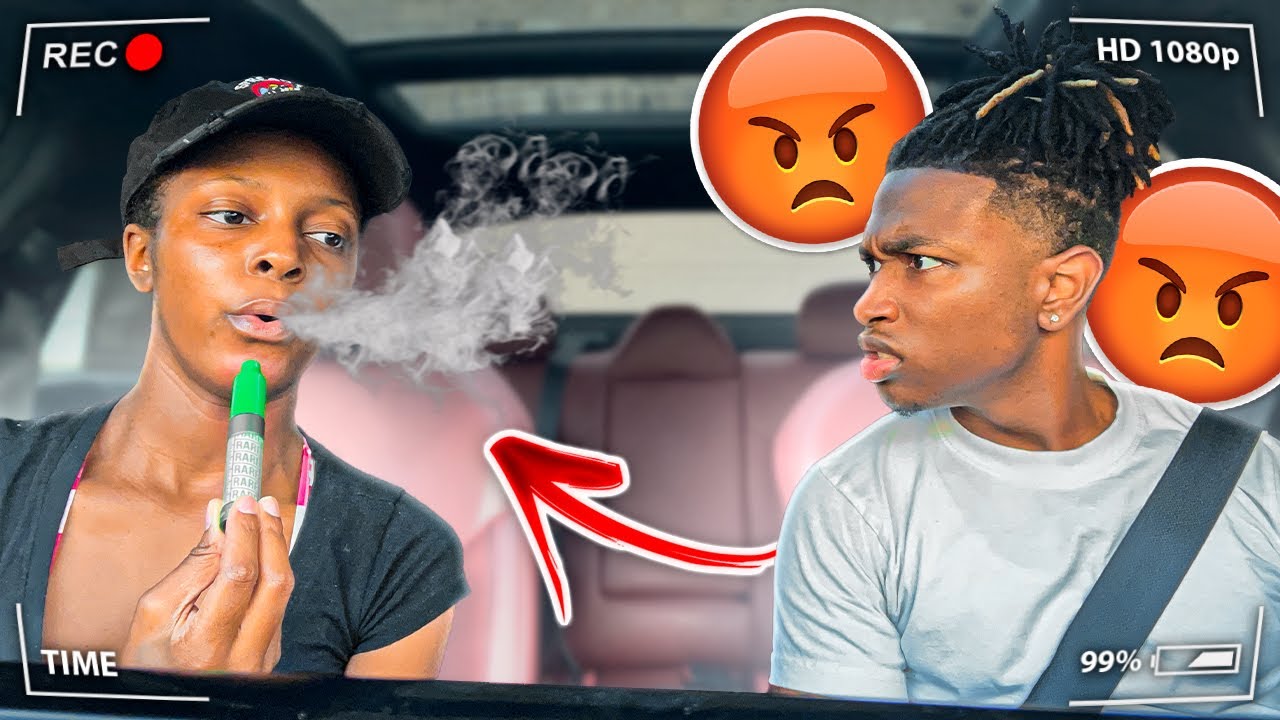 VAPE PRANK ON ANGRY BOYFRIEND! *BAD IDEA* - YouTube