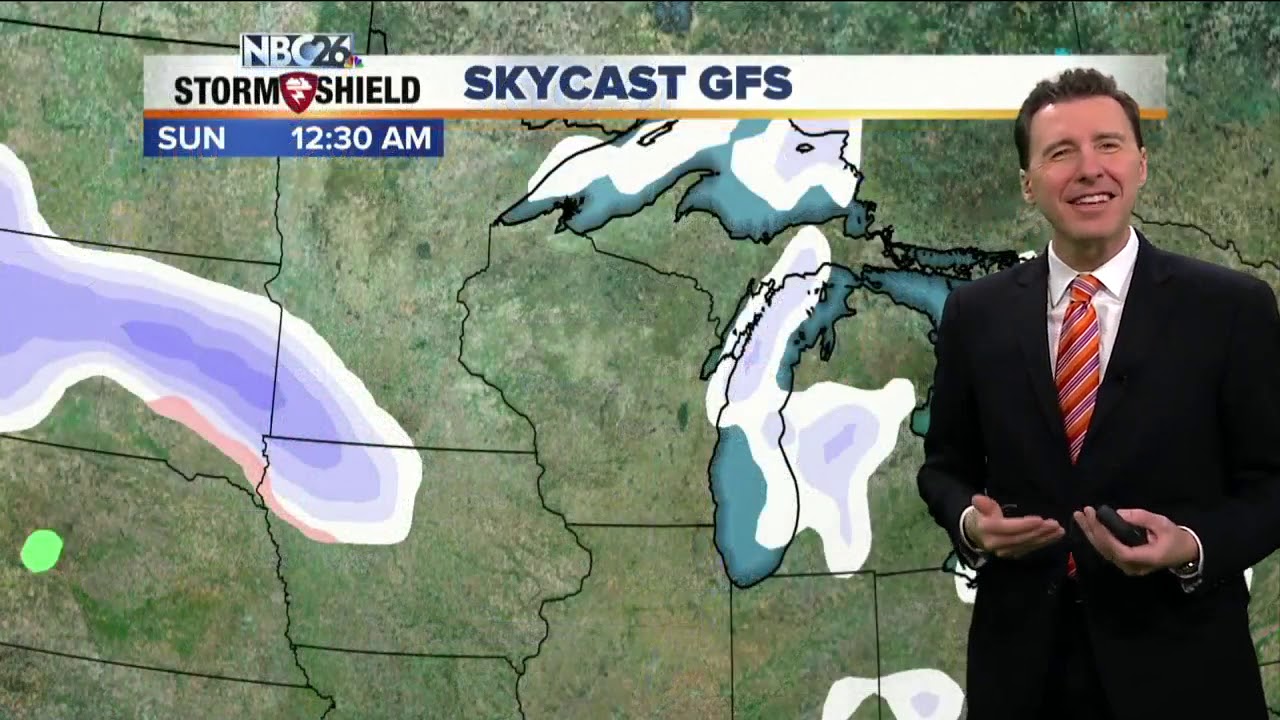 Michael Fish's NBC 26 weather forecast - YouTube