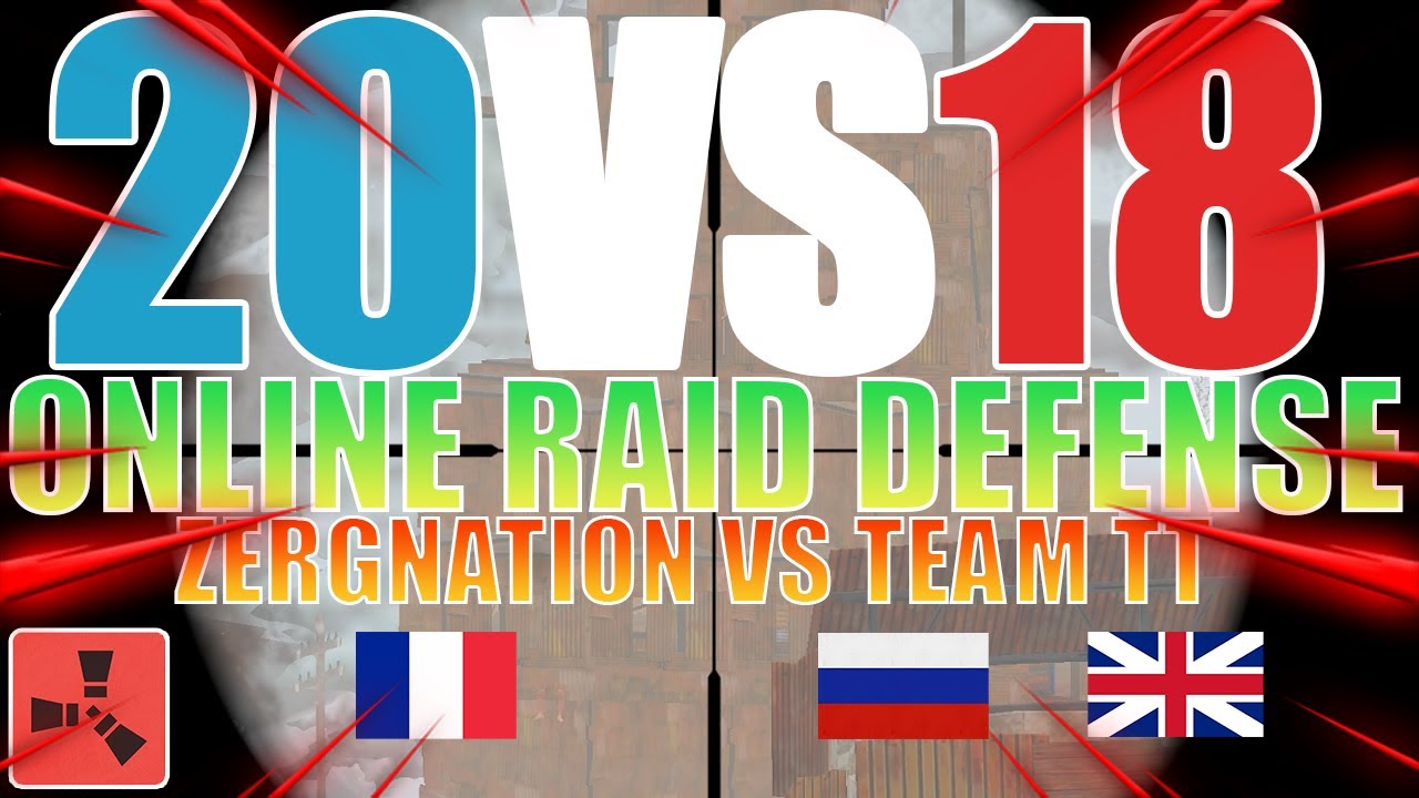 20vs18 RAID DEFENSE - Rust - YouTube