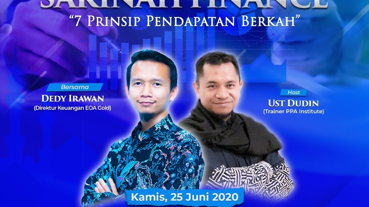 WEBINAR TERAS PPA | SAKINAH FINANCE 7 PRINSIP PENDAPATAN BERKAH - Dedy ...