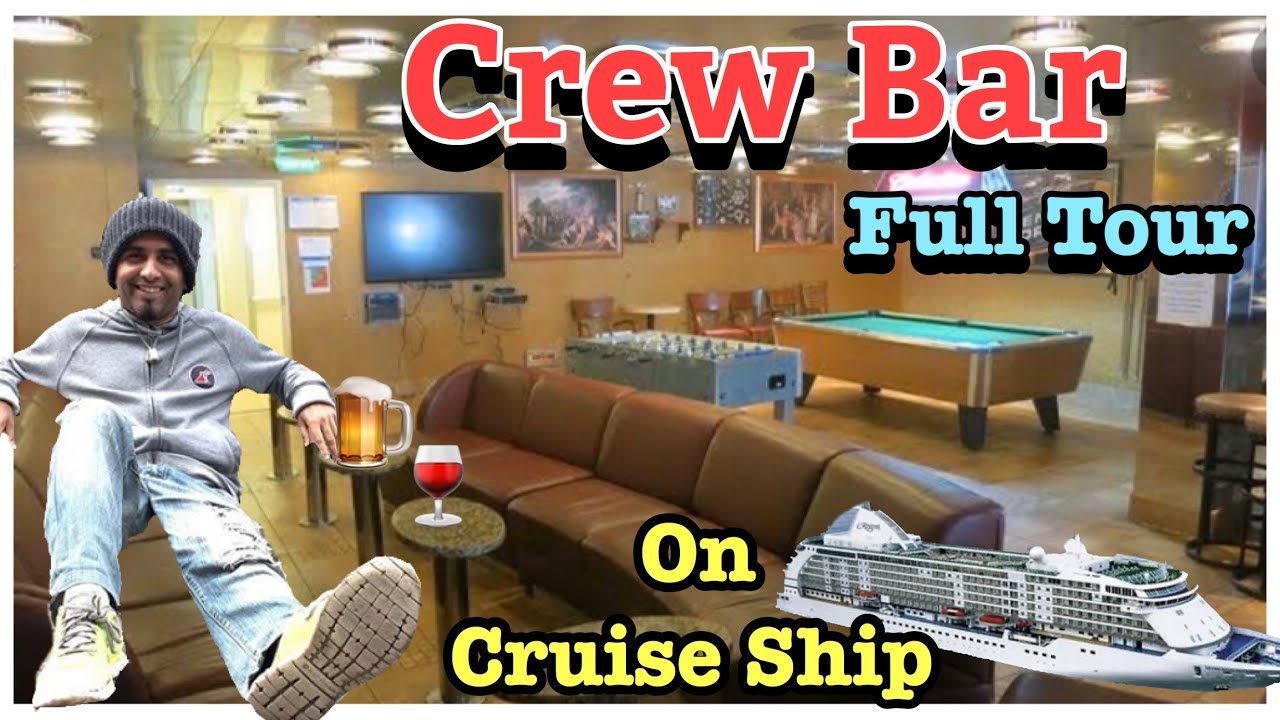 Crew Bar In Cruise Ship ( Carnival Freedom) - YouTube