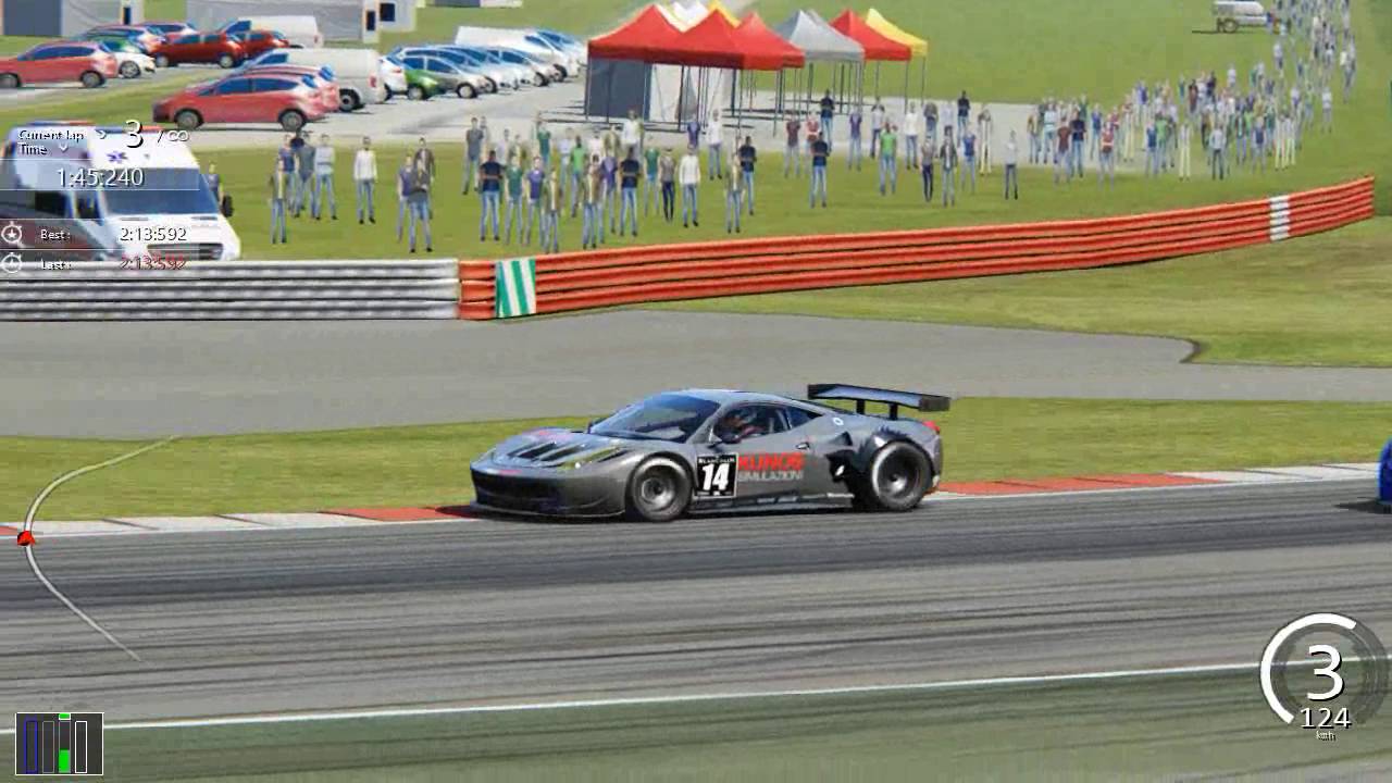 Assetto Corsa - Ferrari 458 GT2 @ Silverstone - YouTube