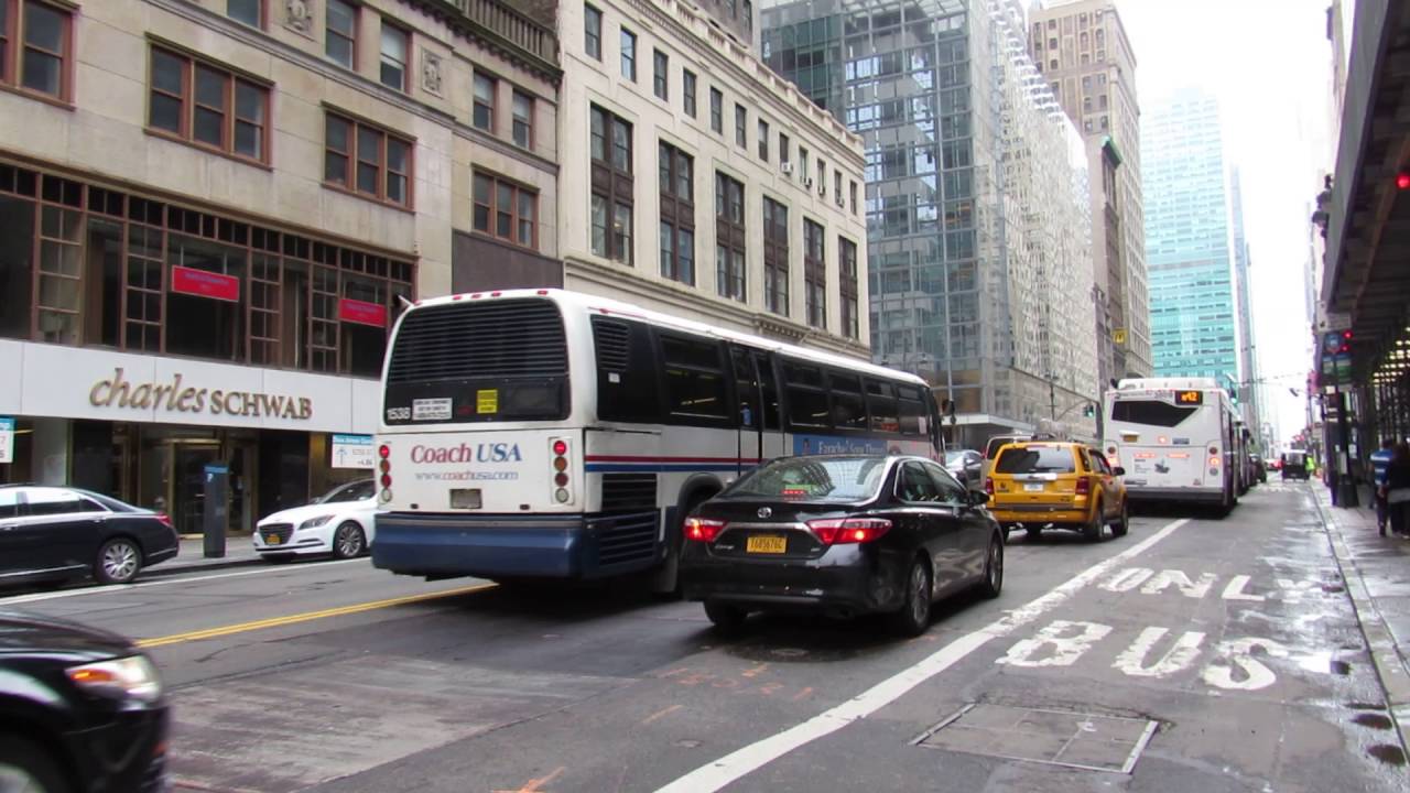 NJT Bus/Coach USA: Nova RTS #1538 on the Newark Airport Shuttle - YouTube