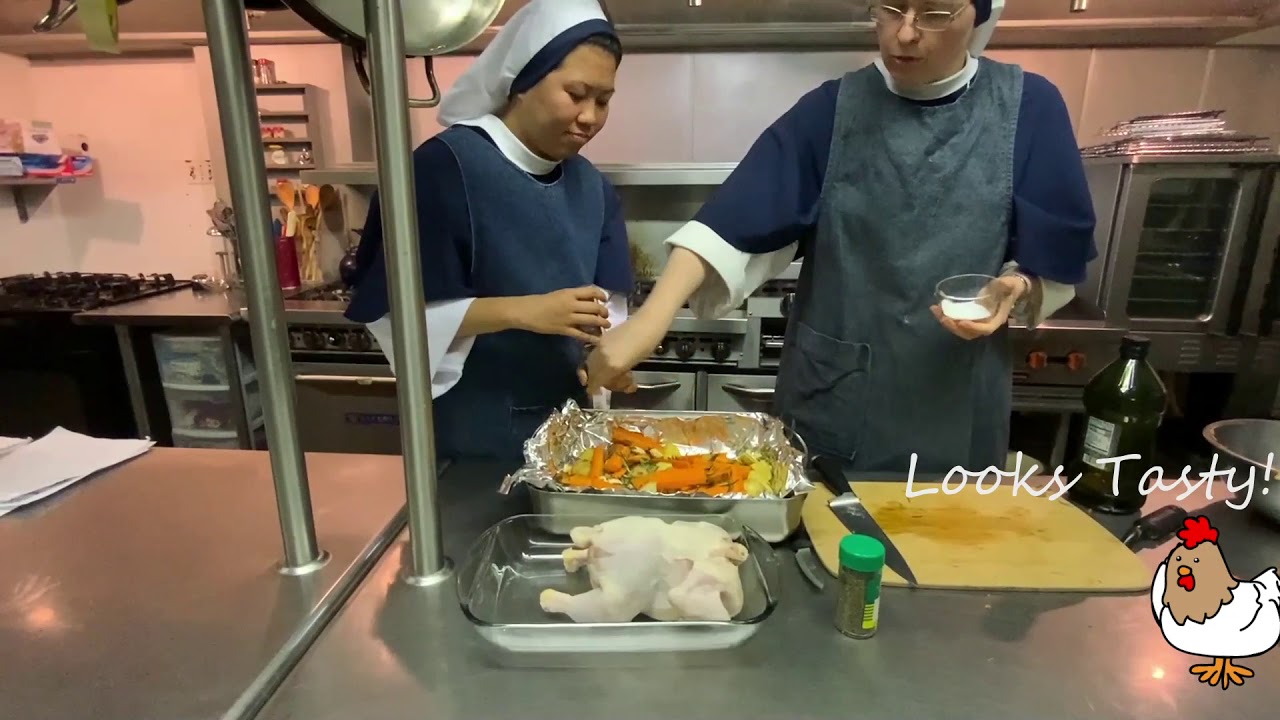 Cooking With the Sisters, First Episode -- Charlie the Chicken - YouTube