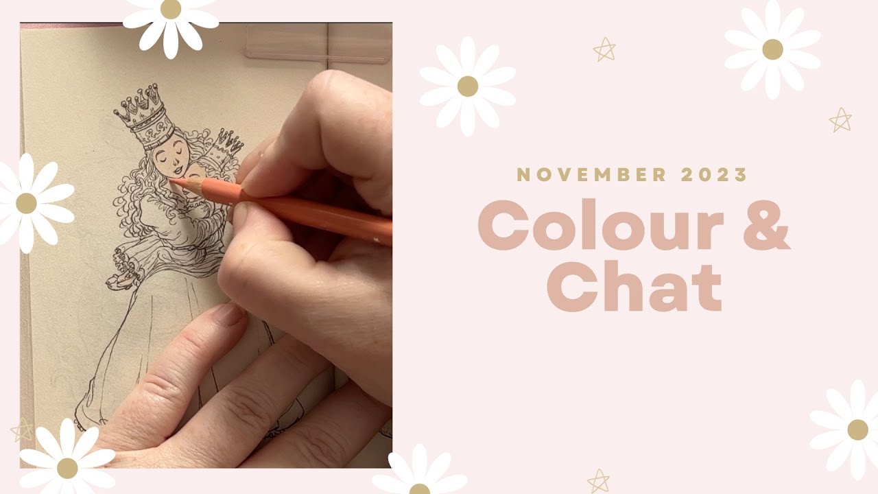 Colour and Chat - Let's Catch Up - Adult Colouring - YouTube