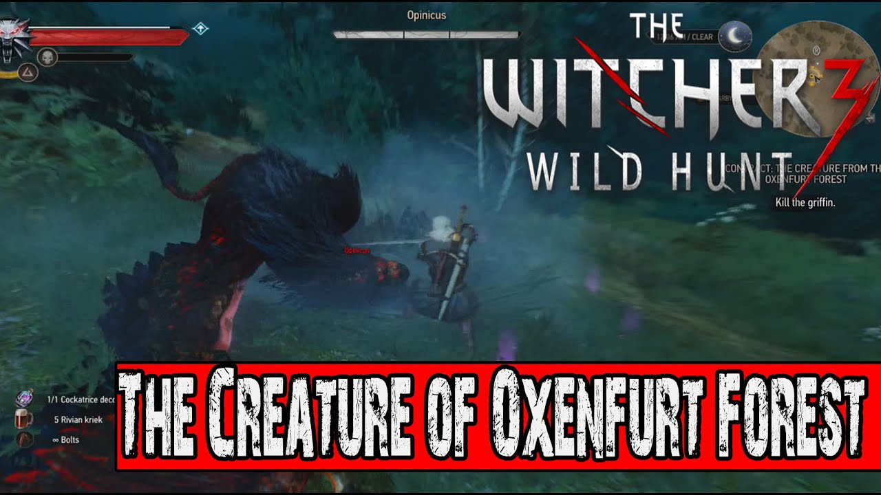 The Witcher 3 Wild Hunt: Side Mission: Witcher Contract - The Creature ...