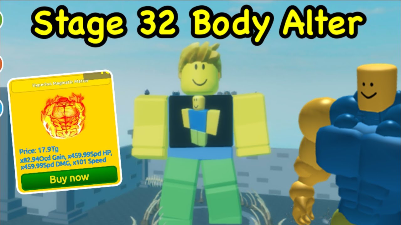 I Unlocked Stage 32 BODY ALTER in Roblox FAST LIFTING SIMULATOR! - YouTube