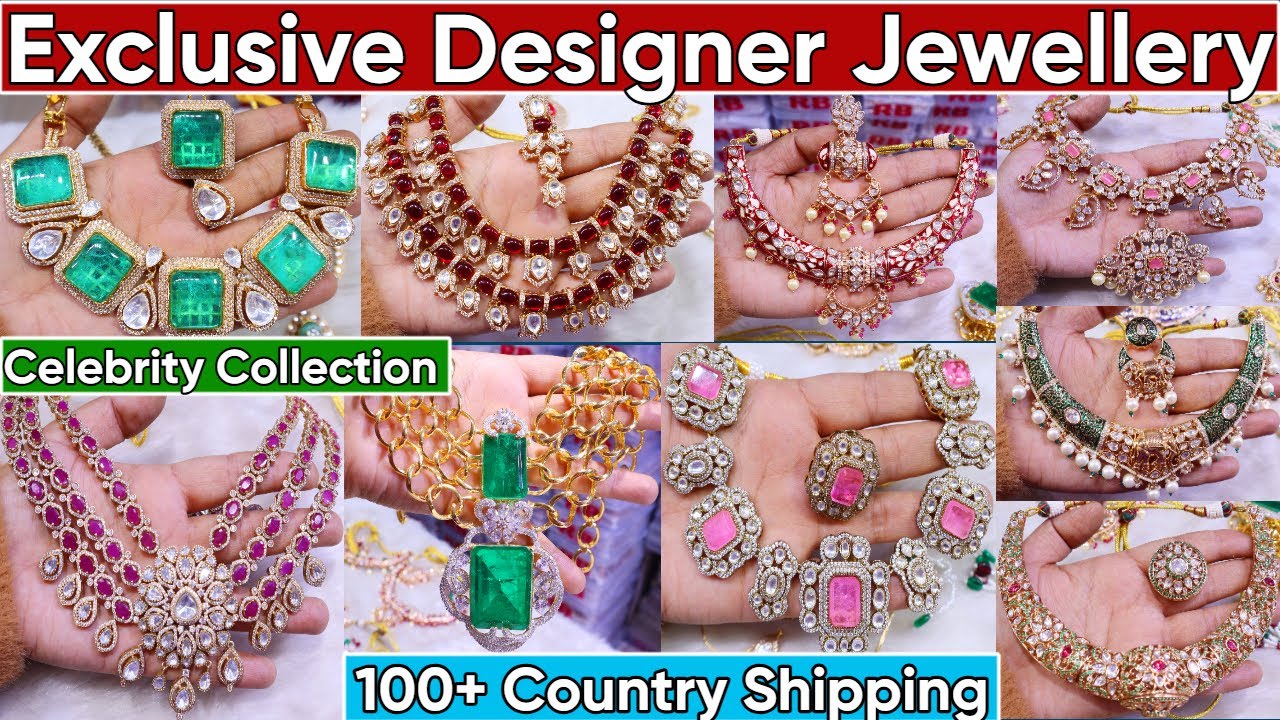 Exclusive Premium Designer Jewellery Collection 2024 | Trendy Celebrity ...