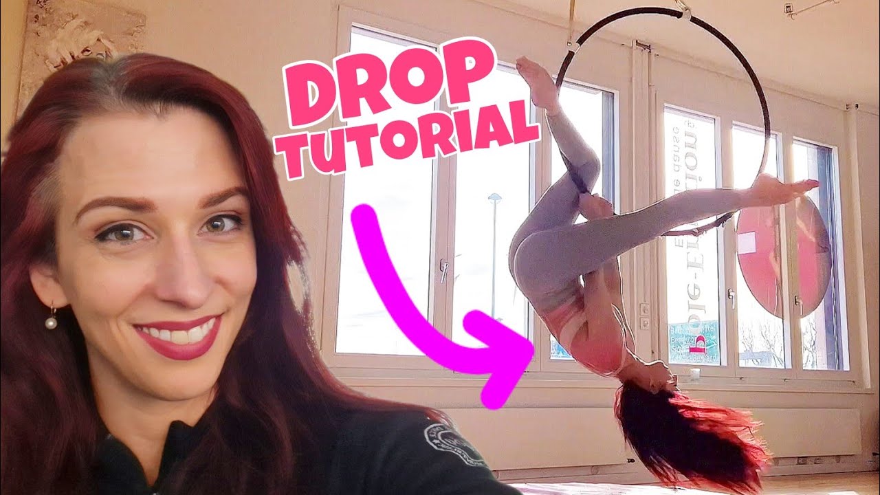 Around the World DROP (Aerial Hoop Drop Tutorial) - YouTube