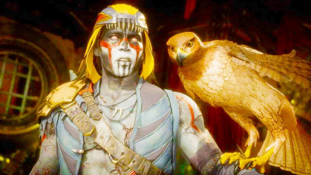 Mortal Kombat 11 PC - Nightwolf Demon Bite Skin Performs Intro ...