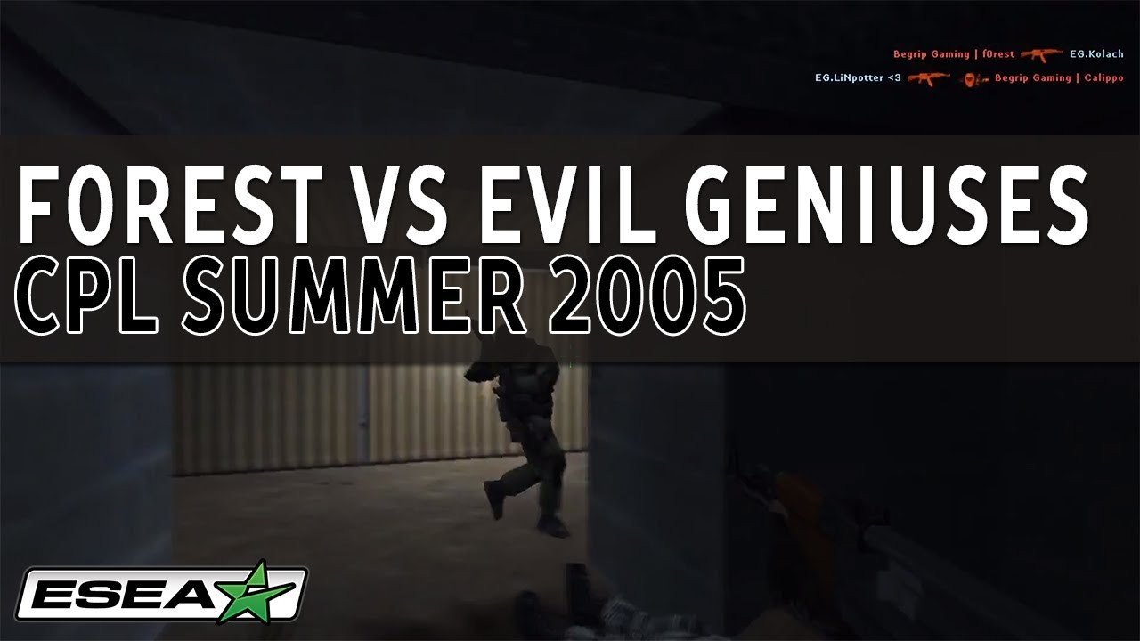 CS 1.6 Classic Throwback - Begrip f0rest vs Evil Geniuses at CPL Summer ...