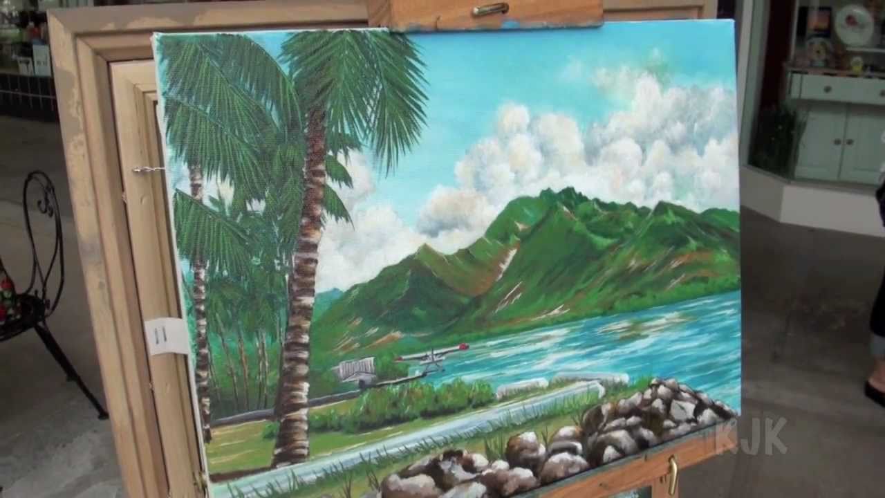 Larry Geyrozaga Ward Art Park Painter - YouTube