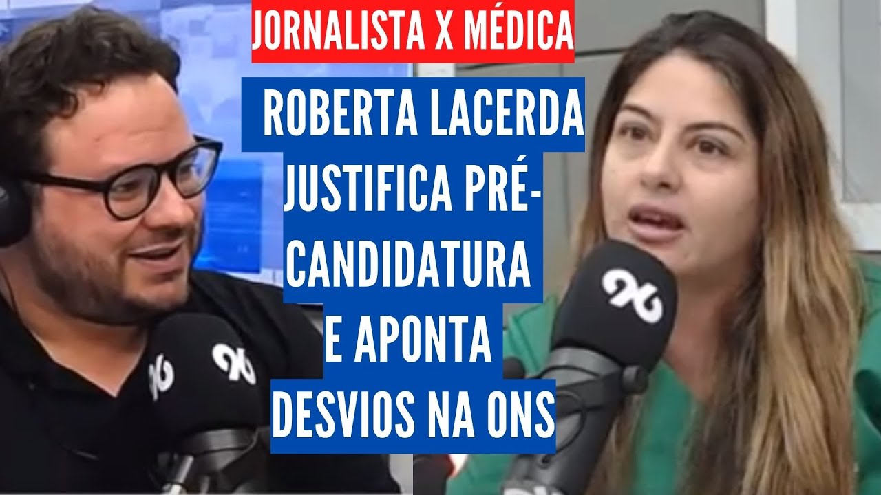 Roberta Lacerda explica pré-candidatura a deputada federal - YouTube