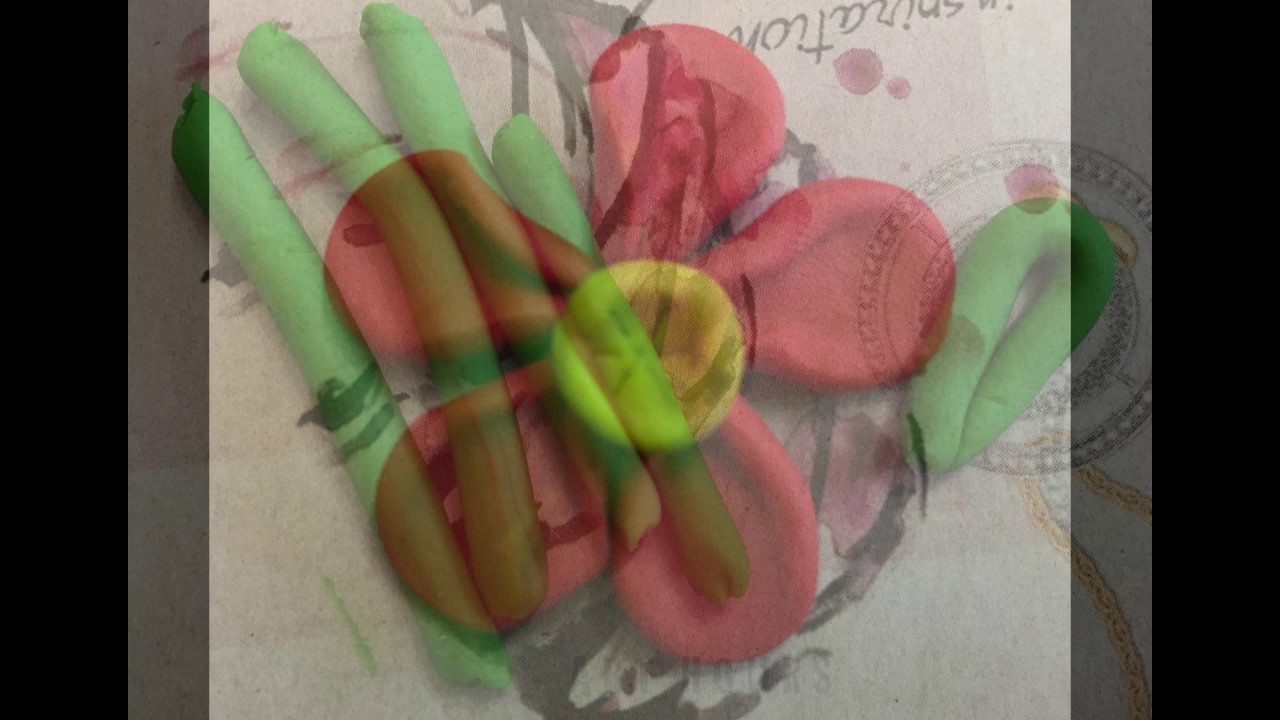 Clay Flower Pot: An easy 2D clay modeling DIY activity for kids - YouTube