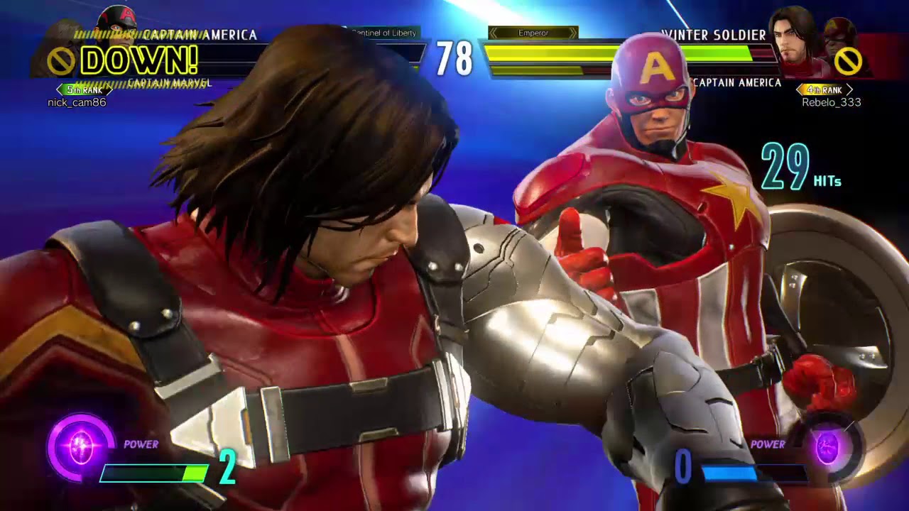MARVEL VS. CAPCOM: INFINITE Rebelo vs Nick cam - YouTube