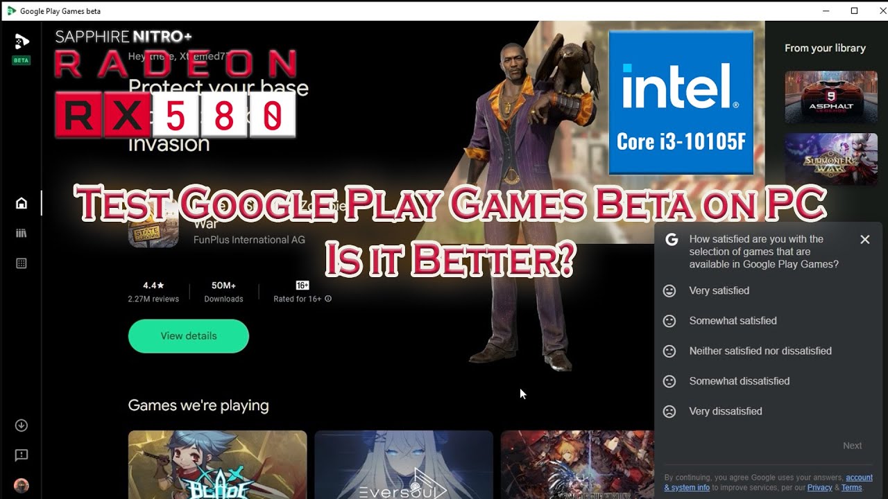 Test Google Play Games Beta on PC , Apakah Lebih Baik Dari Emulator ...