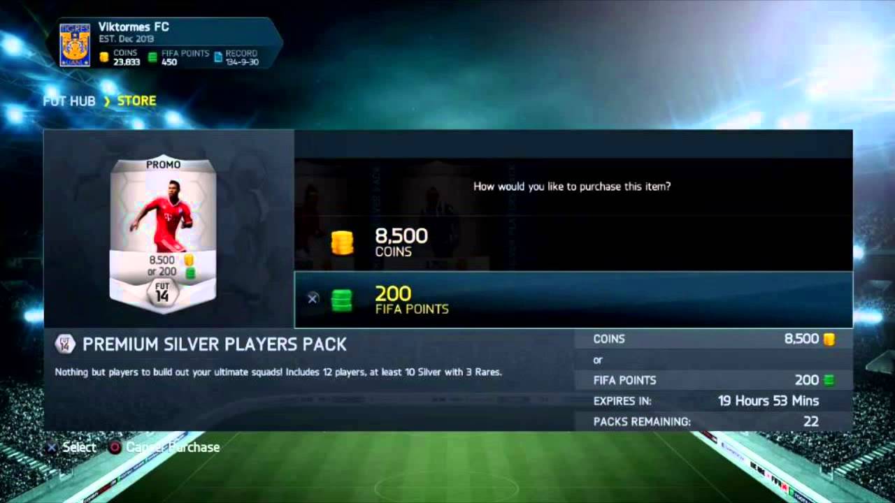 PS4 | FIFA 14 SILVER PACK OPENING - YouTube