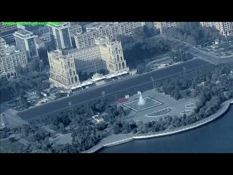 AZERBAYCAN'DA KARABAĞ ZAFERİ'NİN 5.YIL DÖNÜMÜ KUTLAMASI- TÖRENE BAYRAKTAR TB-2 VE AKINCI DAMGA VURDU