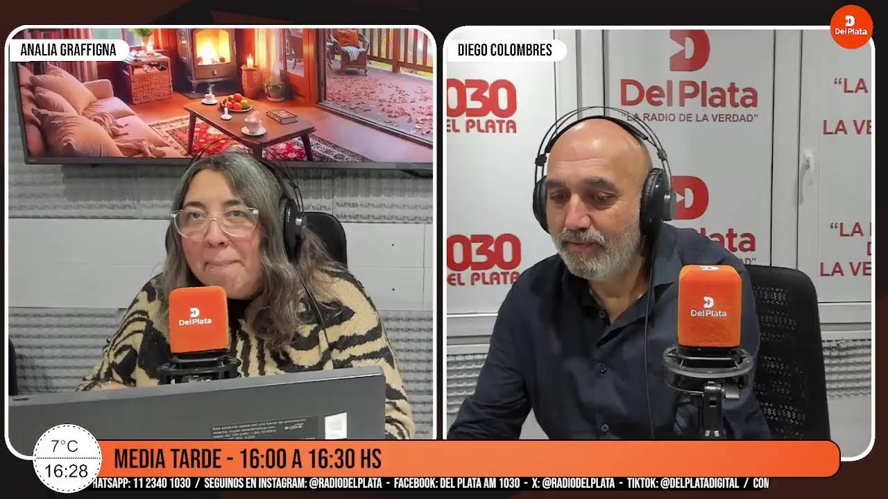 MEDIA TARDE CON ANALIA GRAFFIGNA Y DIEGO COLOMBRES POR RADIO DEL PLATA - YouTube