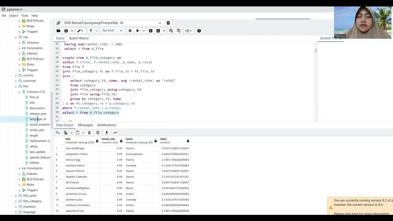 Tugas SQL materi VIEW - YouTube