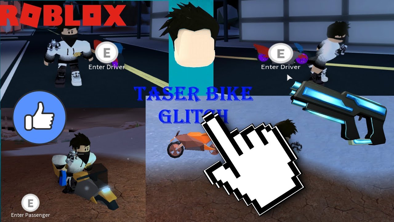 Taser Bike Glitch (Roblox Jailbreak) - YouTube