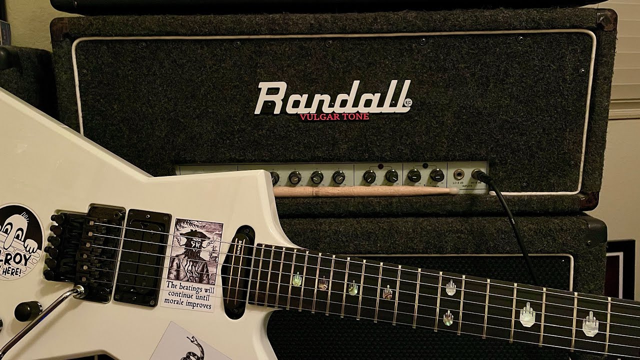 Randall RG100es ES mode vs OD Pedal - YouTube