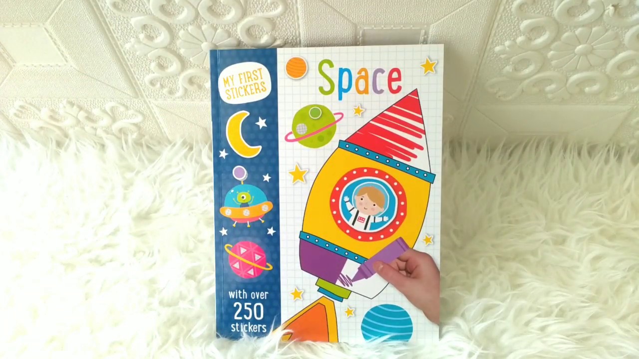 My First Stickers Space with Over 250 Stickers - YouTube