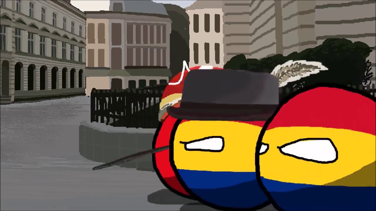Modern History of Romania / Country balls animations - YouTube