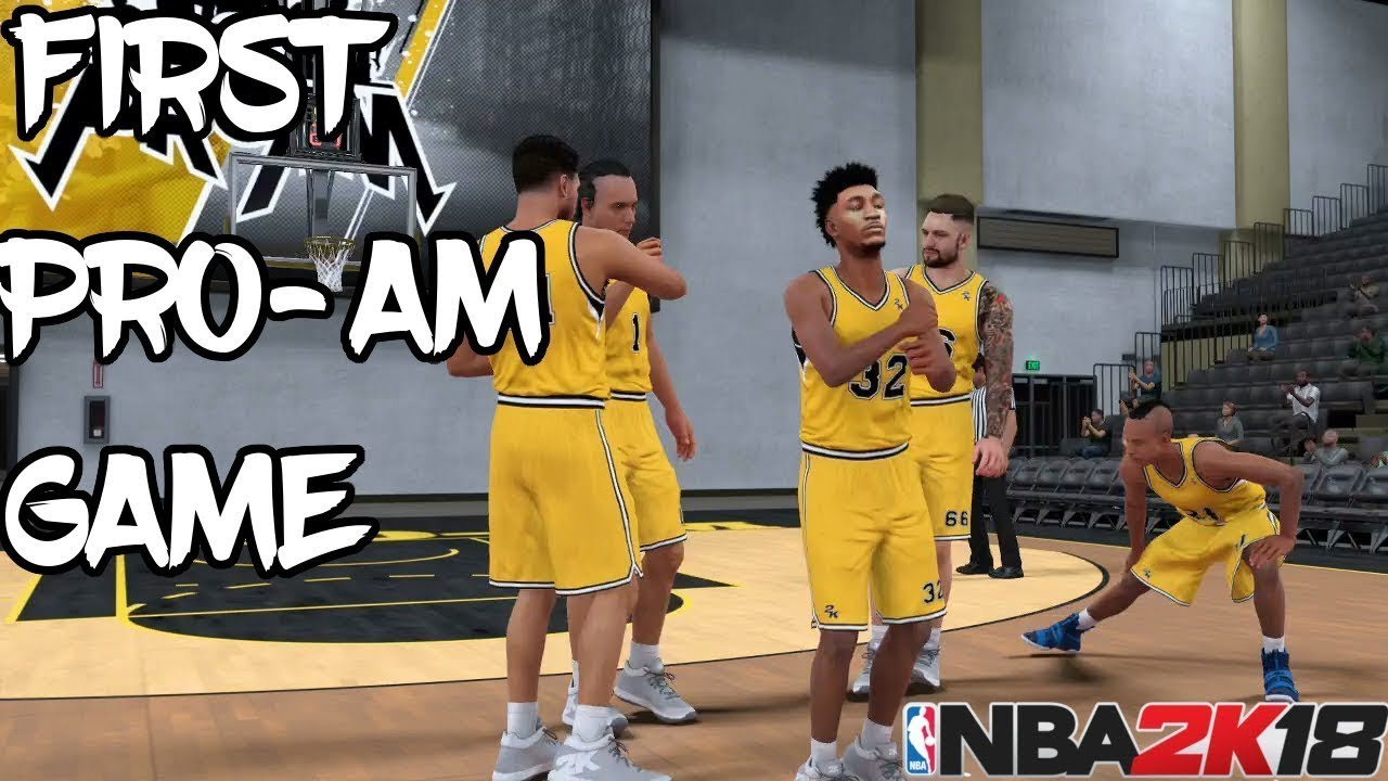 MY FIRST EVER PRO AM GAME OF NBA 2K24.... - YouTube