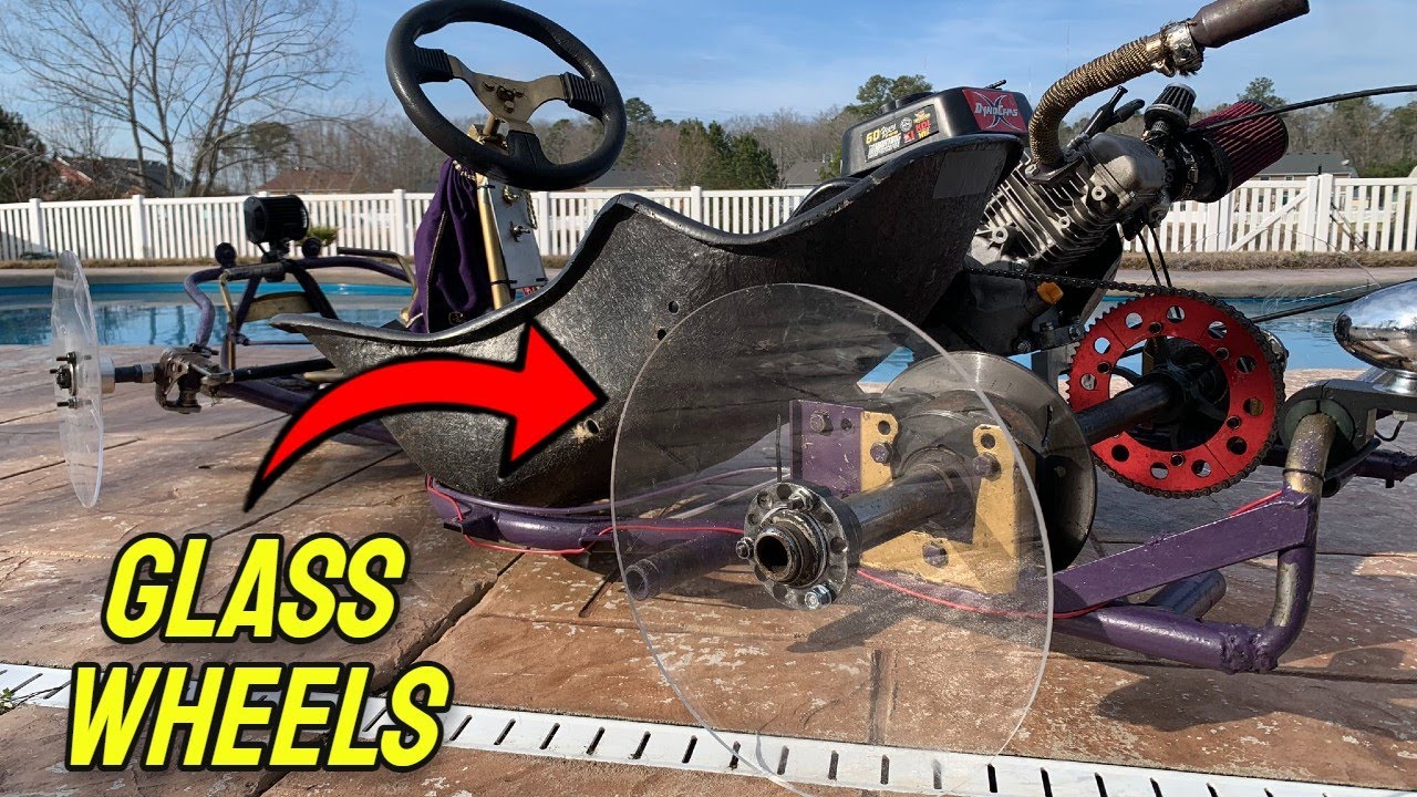 Glass Wheels on a Go-Kart! (How Long Will They Last?) - YouTube
