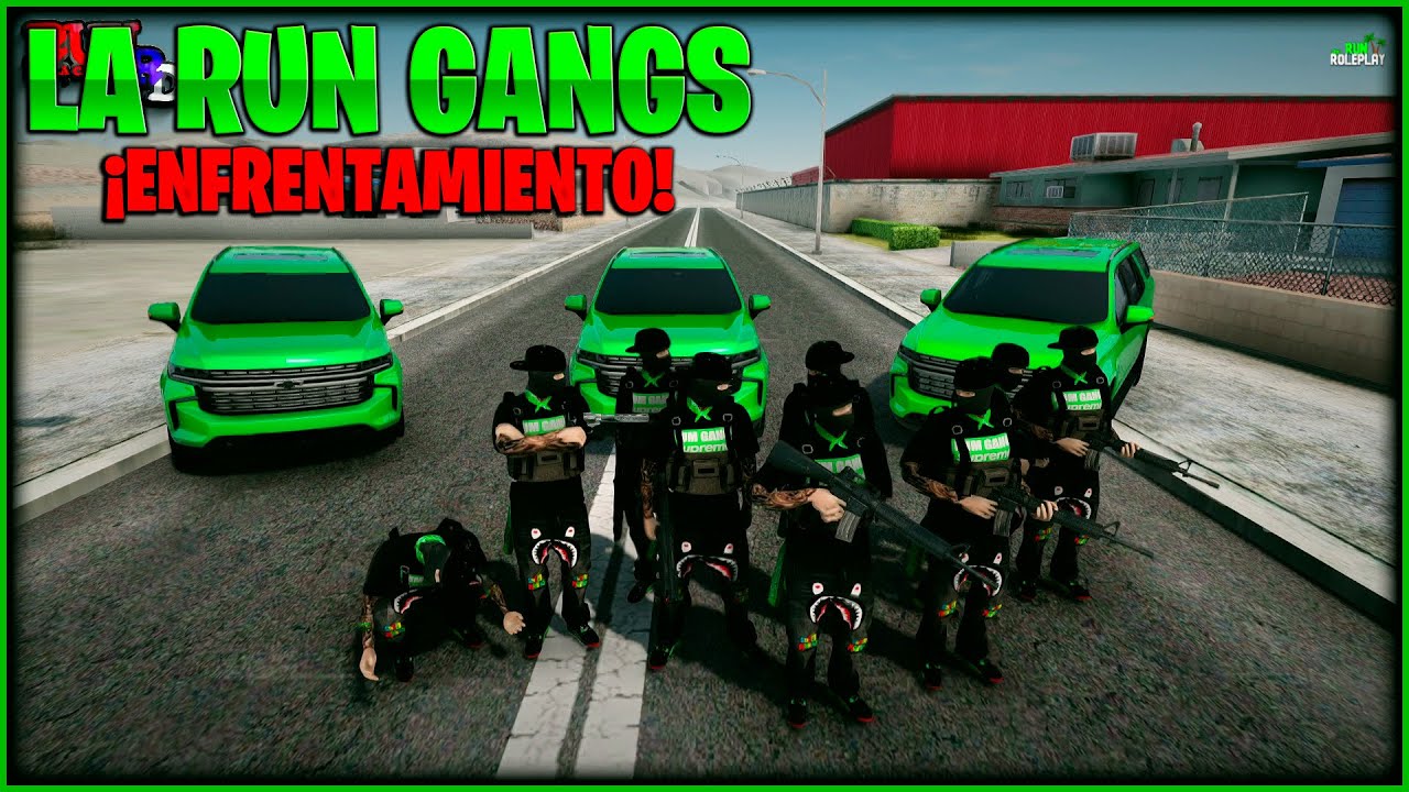 LA RUN GANG ENFRENTAMIENTO -RUN ROLEPLAY - MTA RP - YouTube