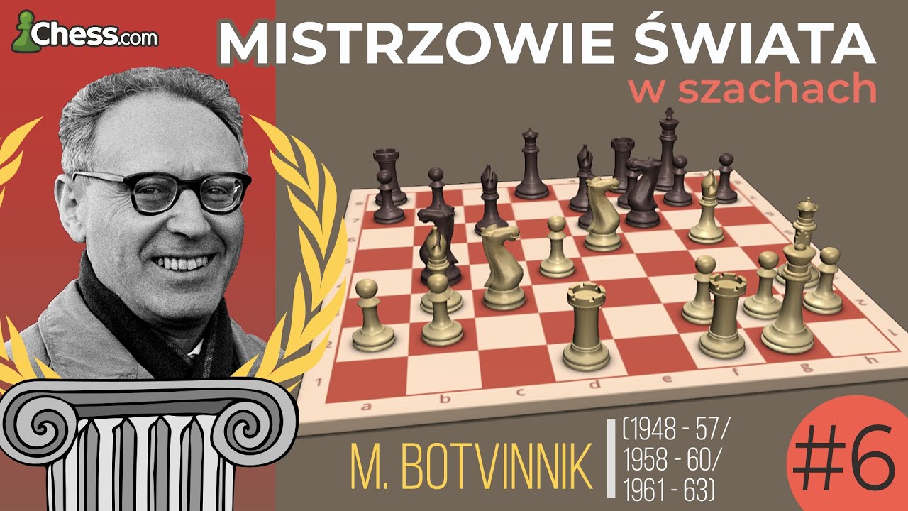 Mistrzowie Świata w szachach #6 Mikhail Botvinnik - YouTube