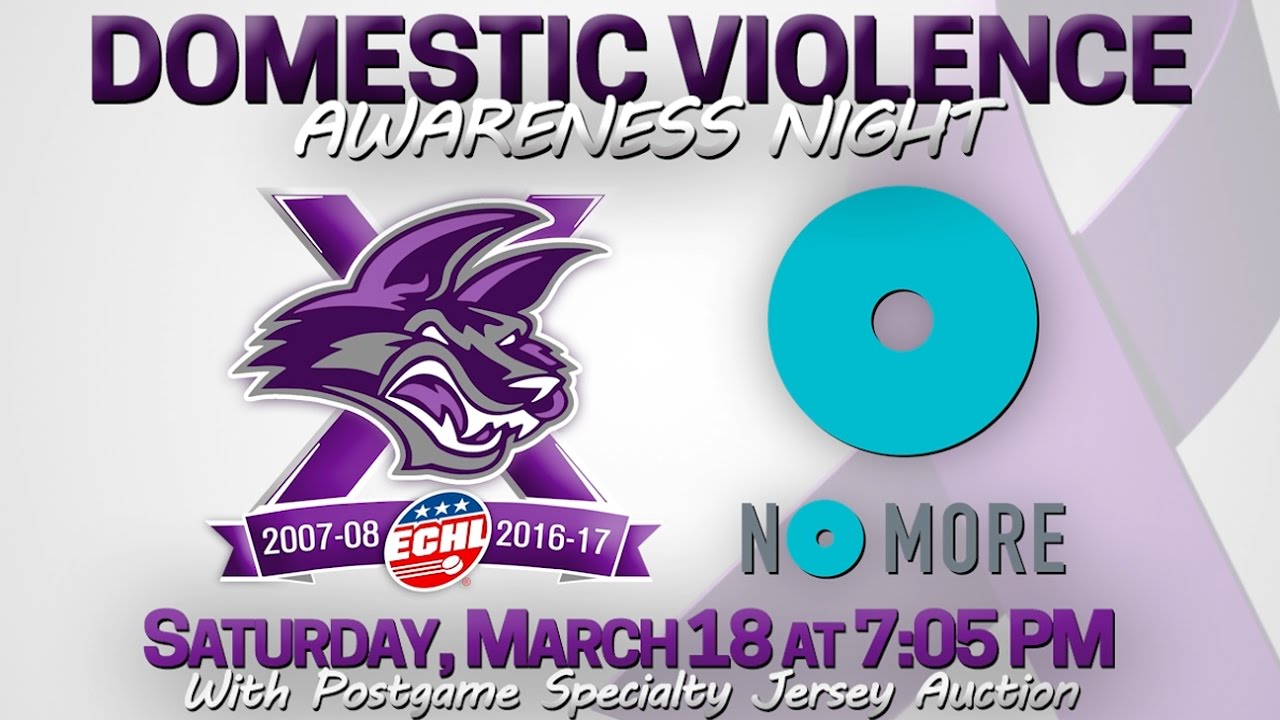 Elmira Jackals Domestic Violence Awareness Game Announcement Video ...