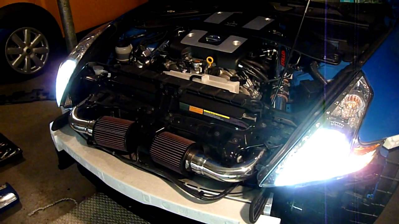 09 370z Stillen G3 Intake - YouTube