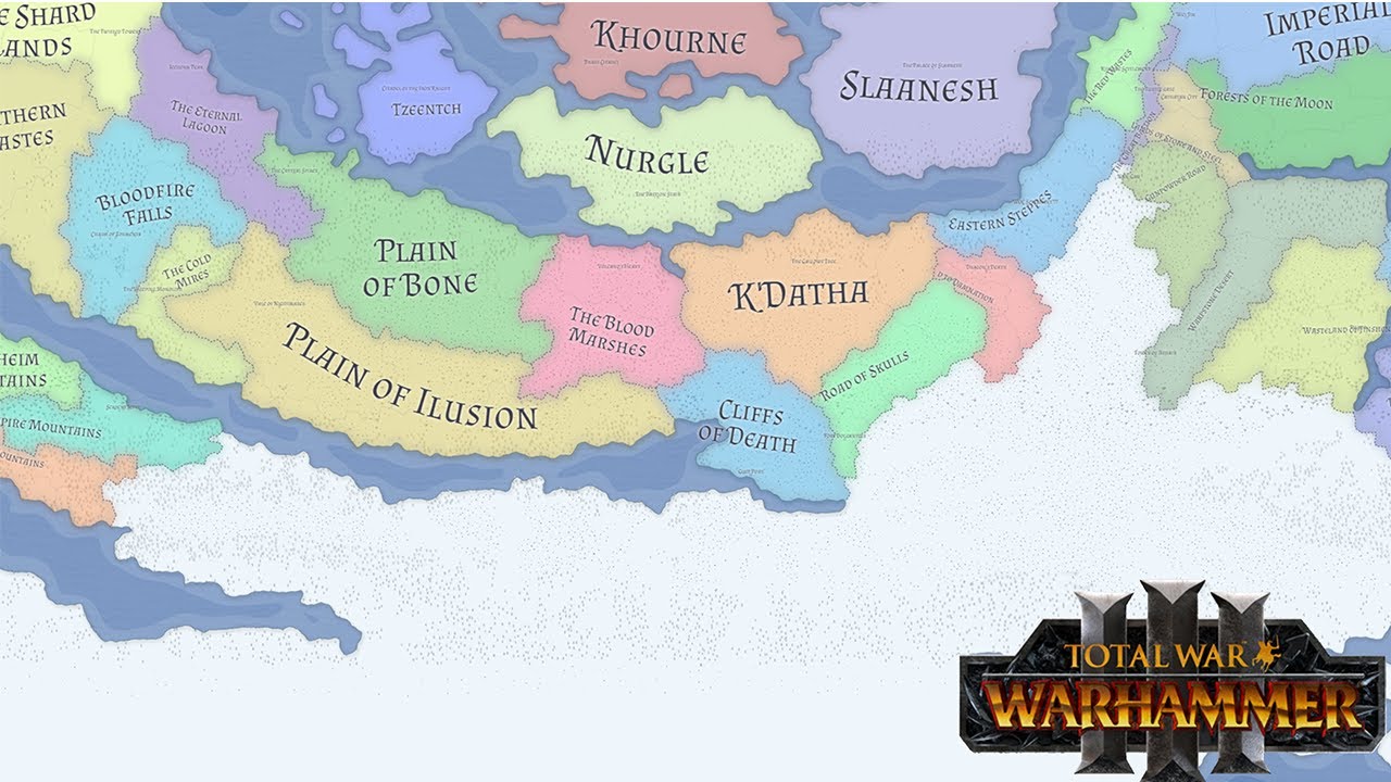 TOTAL WAR: WARHAMMER 3 Map Generator - Main game Update - YouTube