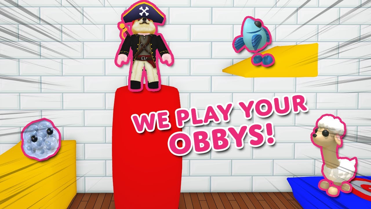 🏁We Try YOUR OBBYs! 🏁Playing With The New OBBY FURNITURE! 🔥Adopt Me! On ...