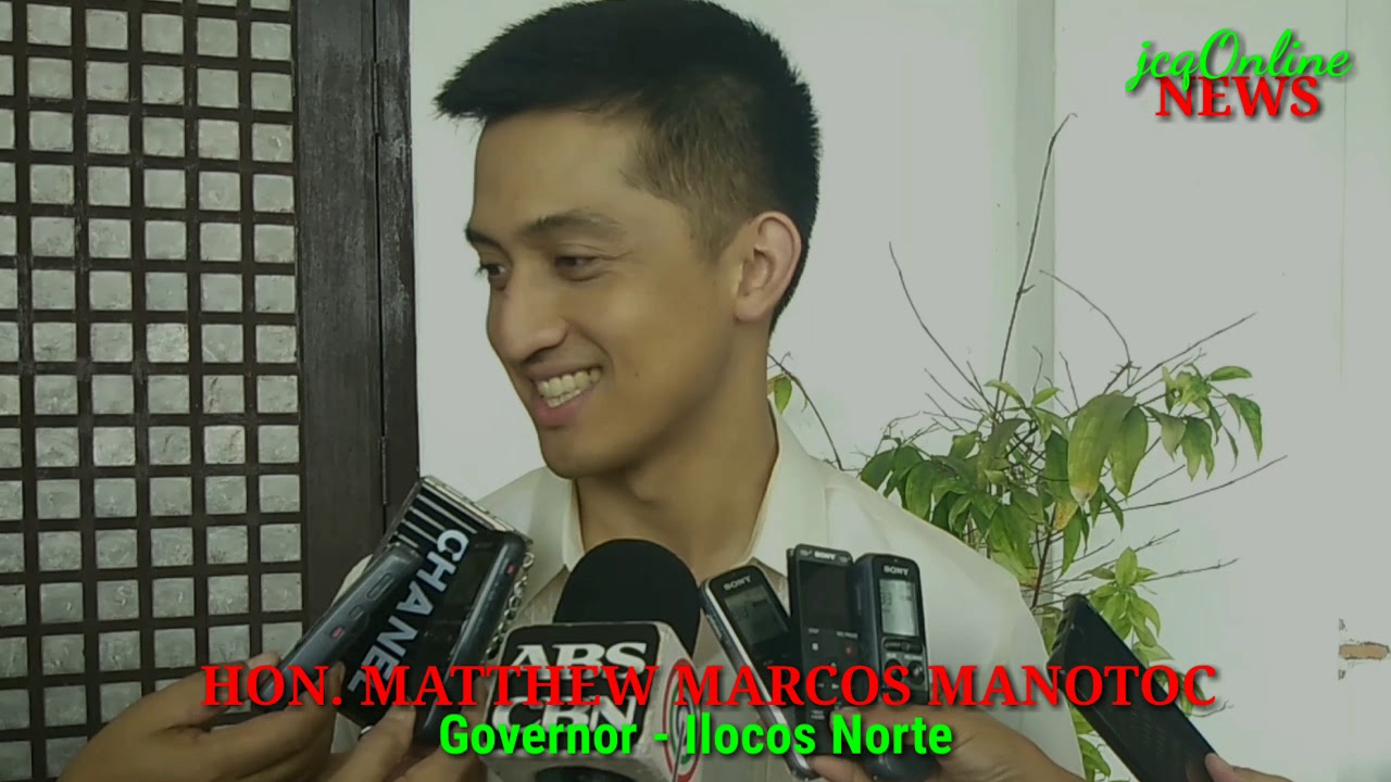 ILOCOS NORTE GOVERNOR MATTHEW MARCOS MANOTOC ON THE MARCOS DAY 2019 ...