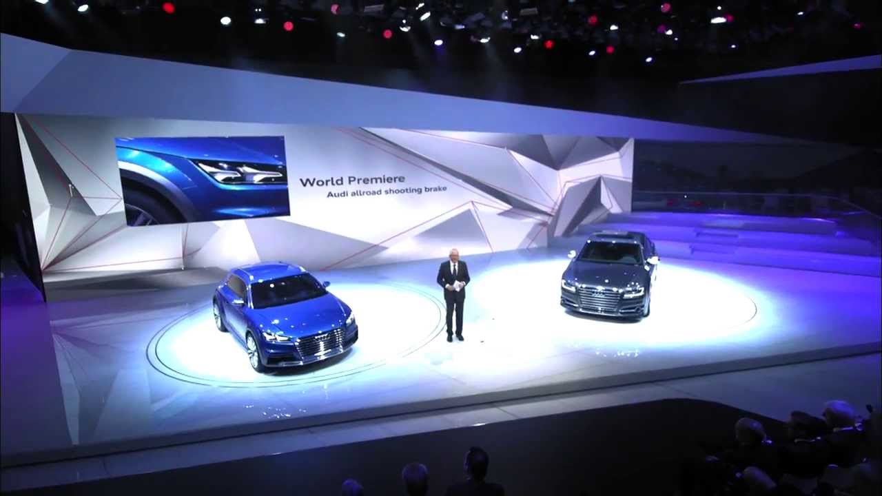 Audi Press Conference at the NAIAS in Detroit 2014 - YouTube