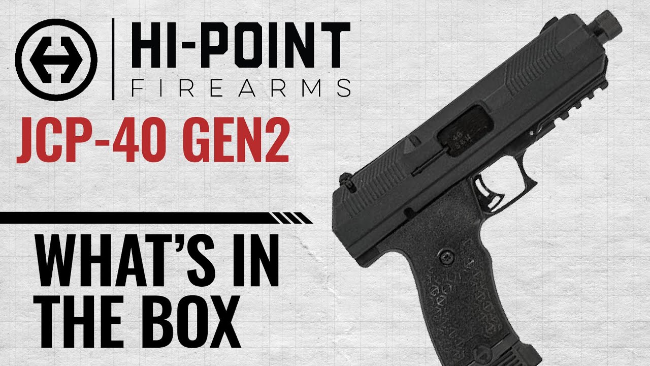 Hi Point JCP 40SW Pistol | What's in the box? - YouTube