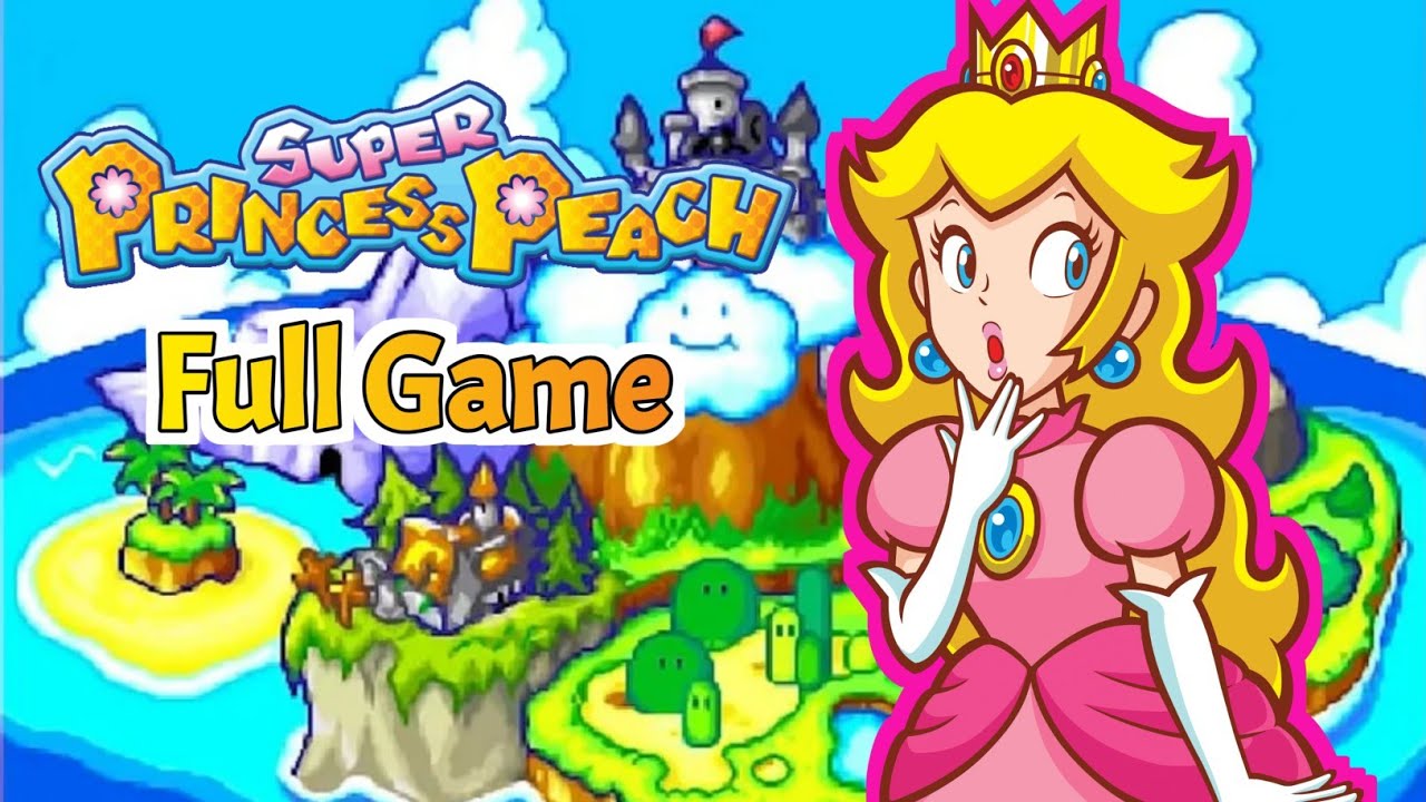 Super Princess Peach - Full Game Walkthrough - YouTube