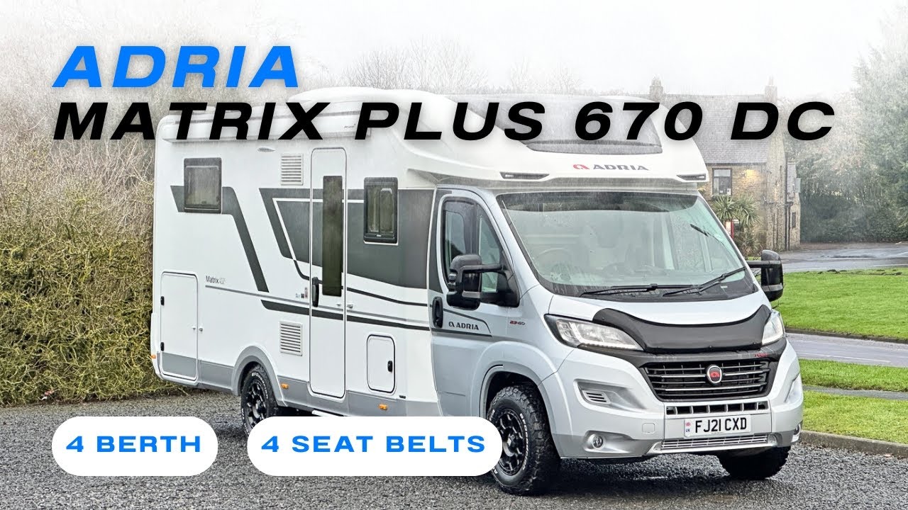 Adria Matrix Plus 670 DC – Spacious Front Lounge, Island Bed & Packed ...