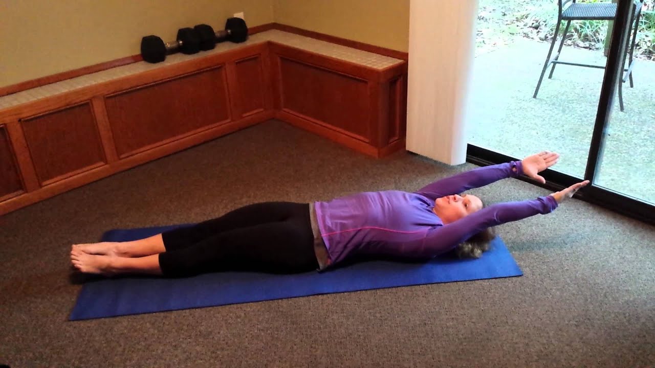 Roll up - supine - YouTube