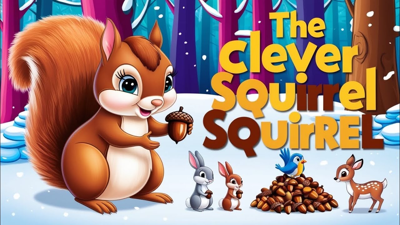 The Clever Squirrel |New English Moral Story For Kids. - YouTube
