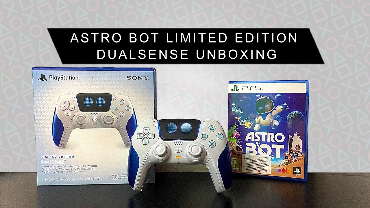 ASTRO BOT LIMITED EDITION DualSense PS5 controller UNBOXING! - YouTube
