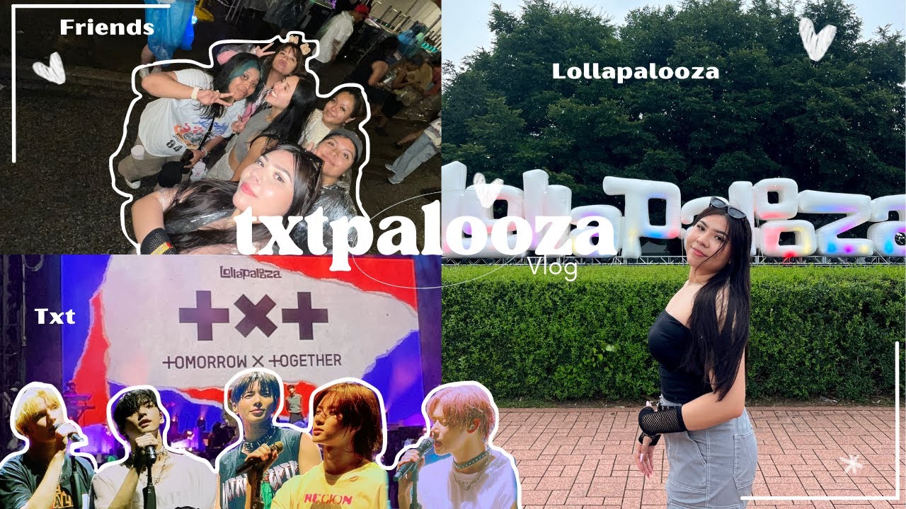 VLOG🎧:TURNING LOLLAPALOOZA INTO A TXT CONCERT - YouTube