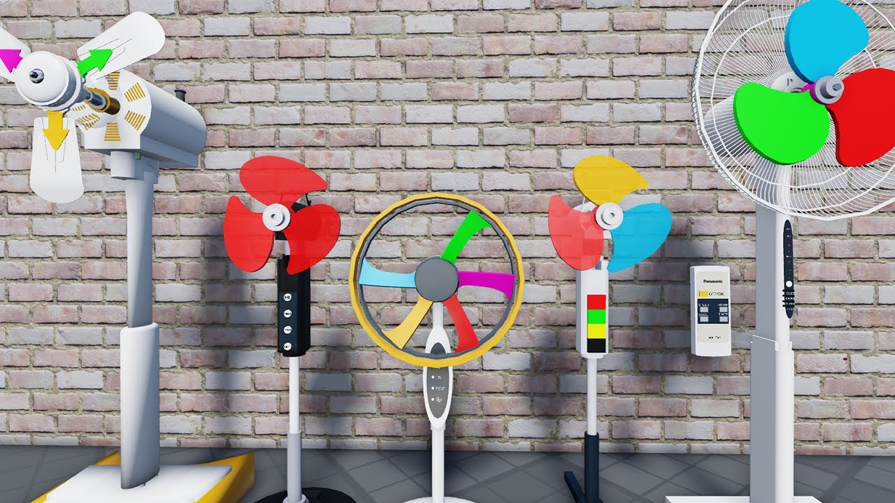SPINNING FAN COLOURS GALORE! - YouTube