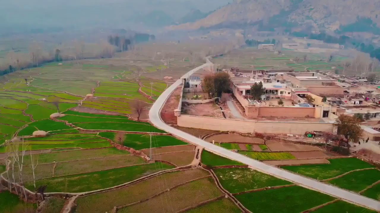 #Beauty of #khyber pakhtunkhwa #Bajaur #valley #aerial view - YouTube