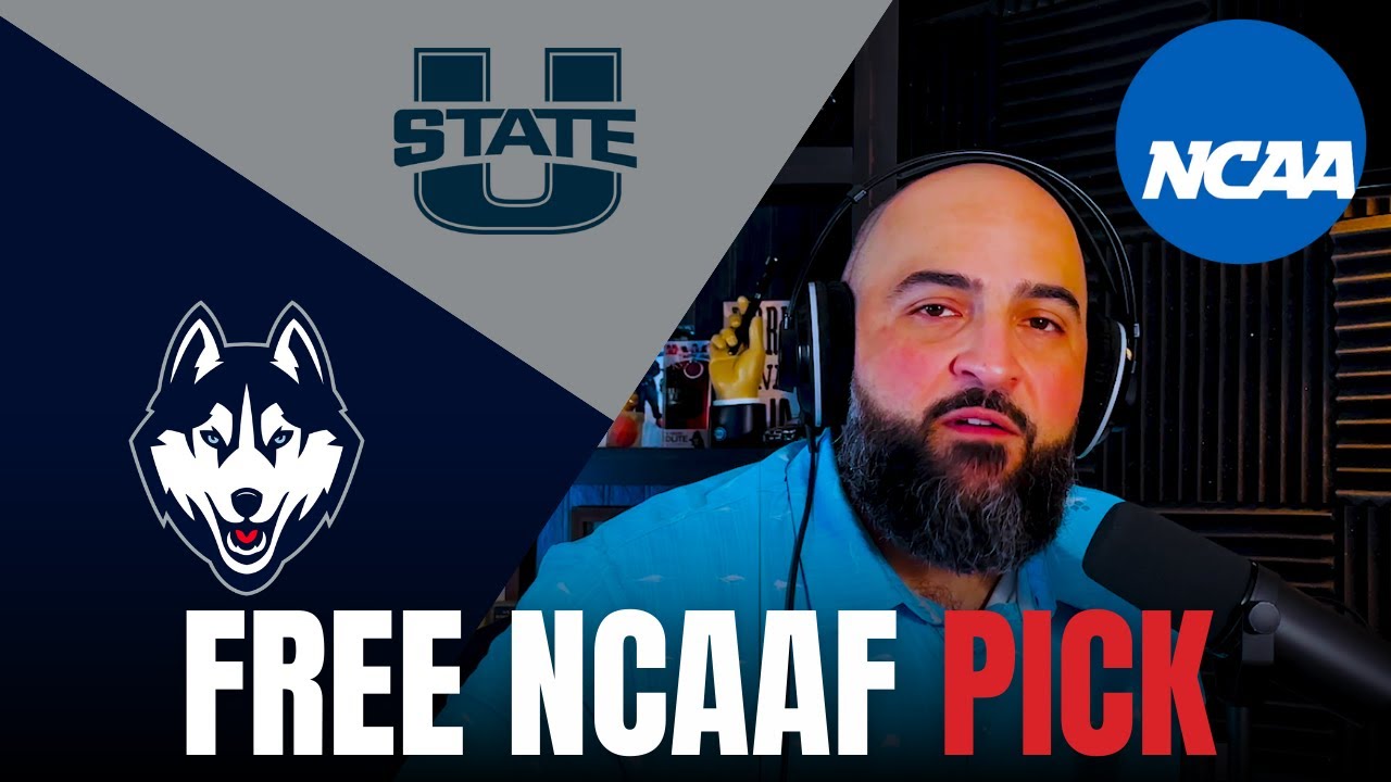 Free NCAAF Pick | Utah State vs UCONN | Sports Betting Tips - YouTube